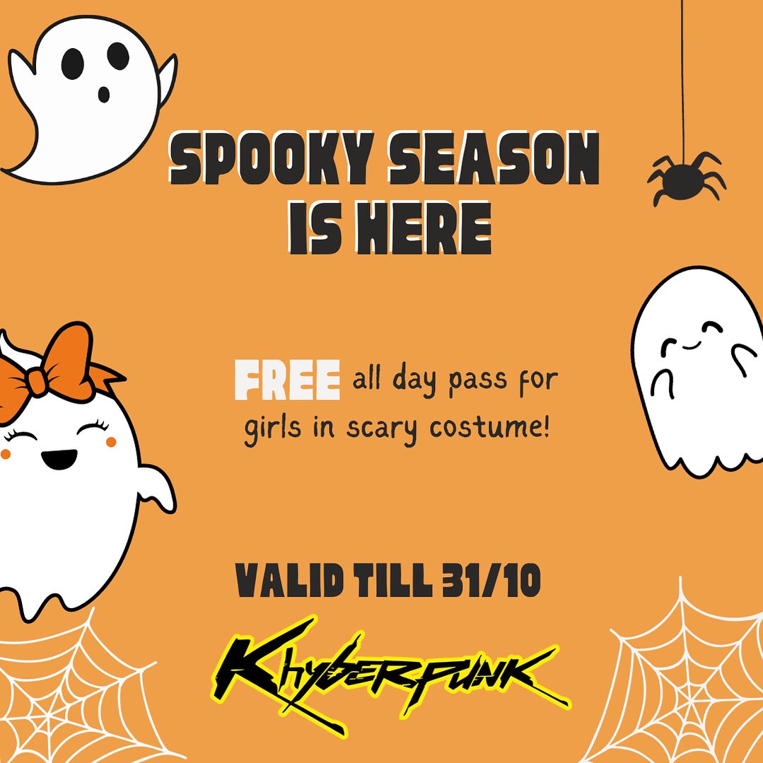 Halloween Treats for Ladies: Khyberpunk's Spooky Free Entry Offer ...